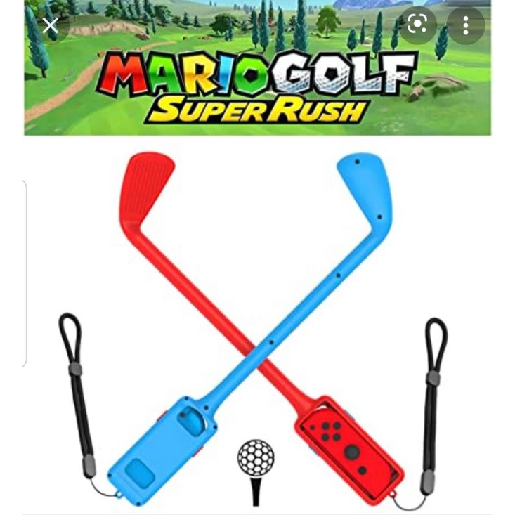 PG TECH 2 Pieces NEON Nintendo Switch Golf Club Handle Joy Con Golf ...