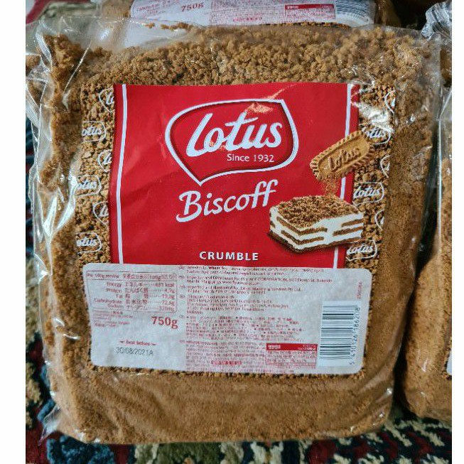 Crumble (750 gram) Lotus Biscoff Ready Stock(Expired: 21/2/2022 ...
