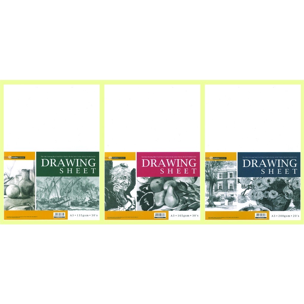 CP Creative Product A3 Drawing Sheet 20 sheets 30 sheets (135gsm ...