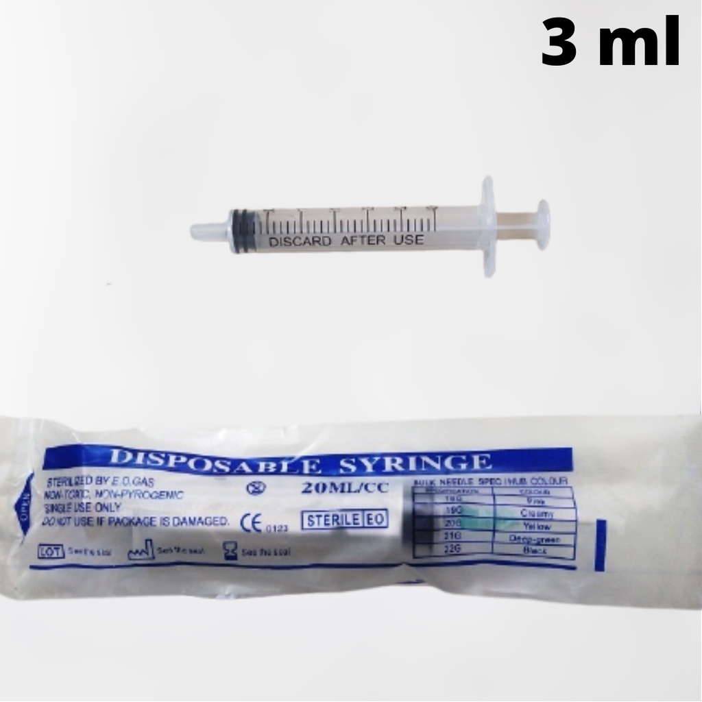 Syringe/Picagari Luer Slip 1ml 3ml 5ml 10ml 20ml 30ml 60ml Picagari Feeder Sterile Individual ...