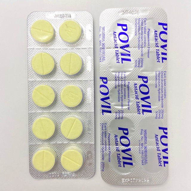 POVIL ANTACID PEPPERMINT FLAVOUR (EXP: JAN 2024) | Shopee Malaysia
