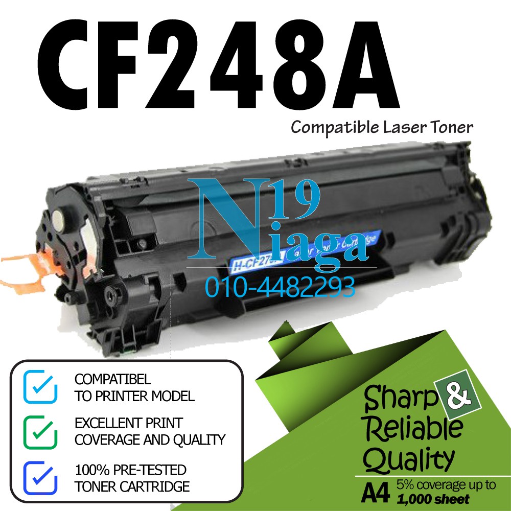 Compatible CF248A 48A HP48A CF248 Laser Toner For HP LaserJet Pro M15a ...