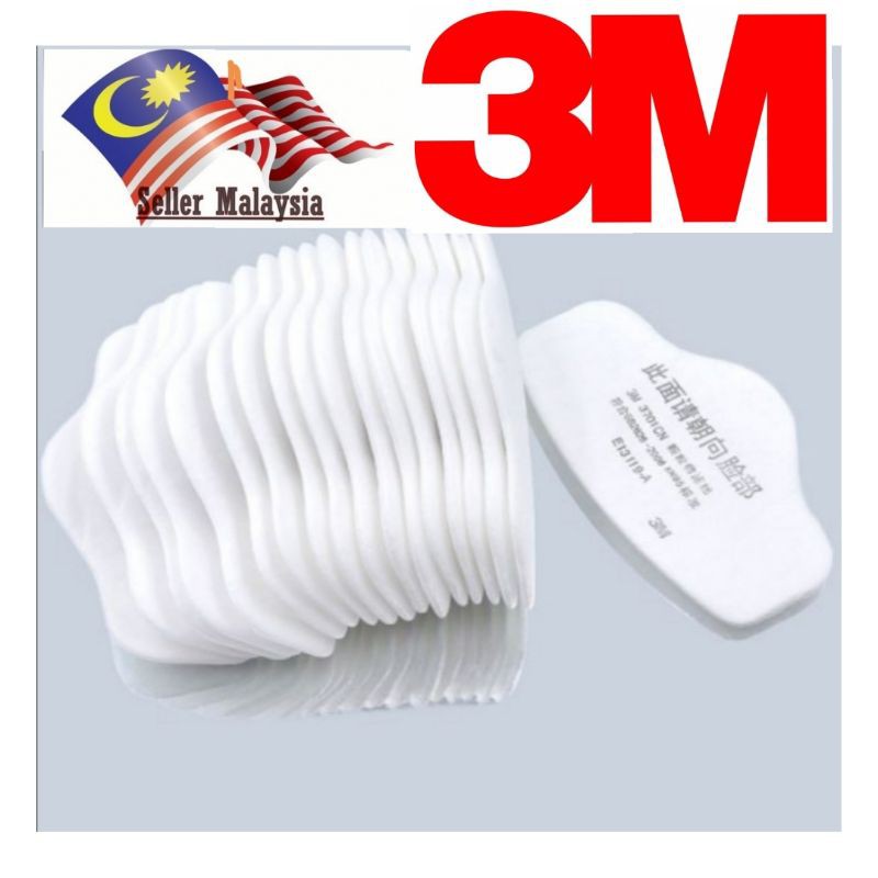 3M 3701 Refill Cotton Filter 3701 3701cn Mask 3200 3700 Particulate Respirator Gas | Shopee Malaysia