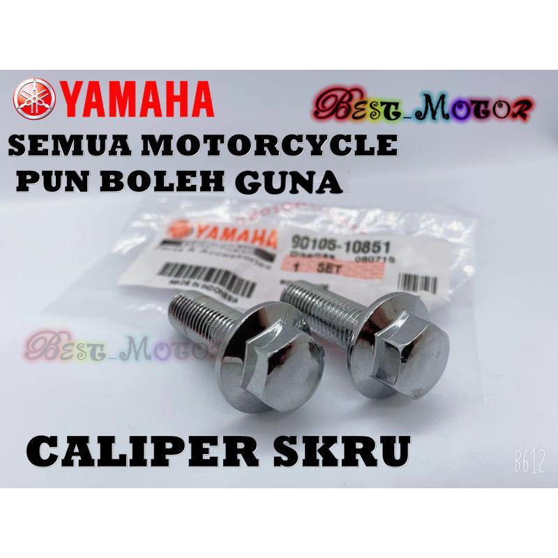 SCREW CALIPER YAMAHA LC135 / Y15 / SRL 110 / SRL 115 / SRL 115 FI SKRU ...