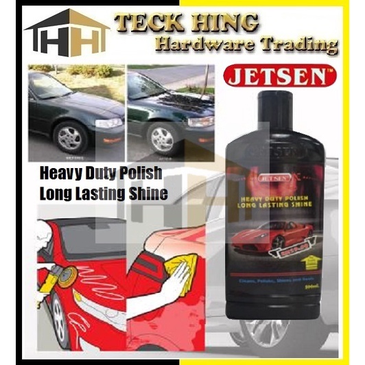 JETSEN Heavy Duty Polish Long Lasting Shine Car Polish 500ml | Shopee ...