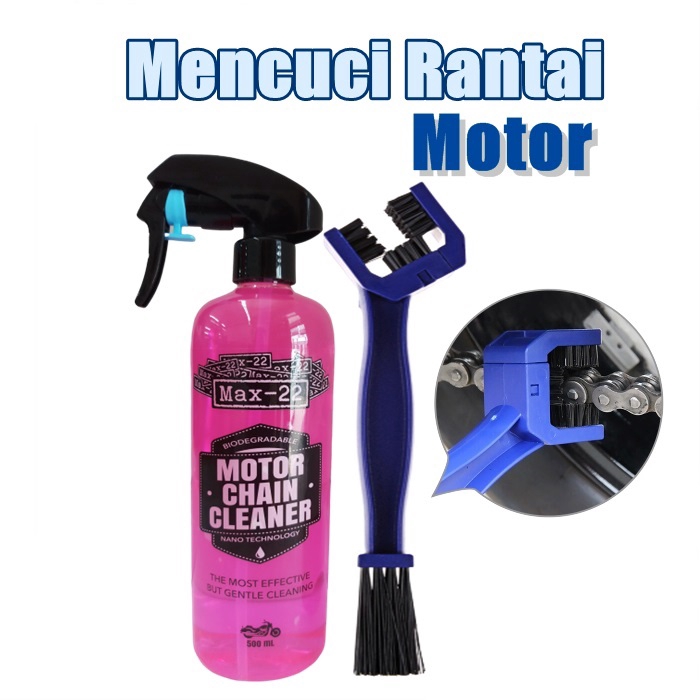 Pencuci Rantai Motorsikal Max-22 Motor Chain Dirt Buster Degreaser ...