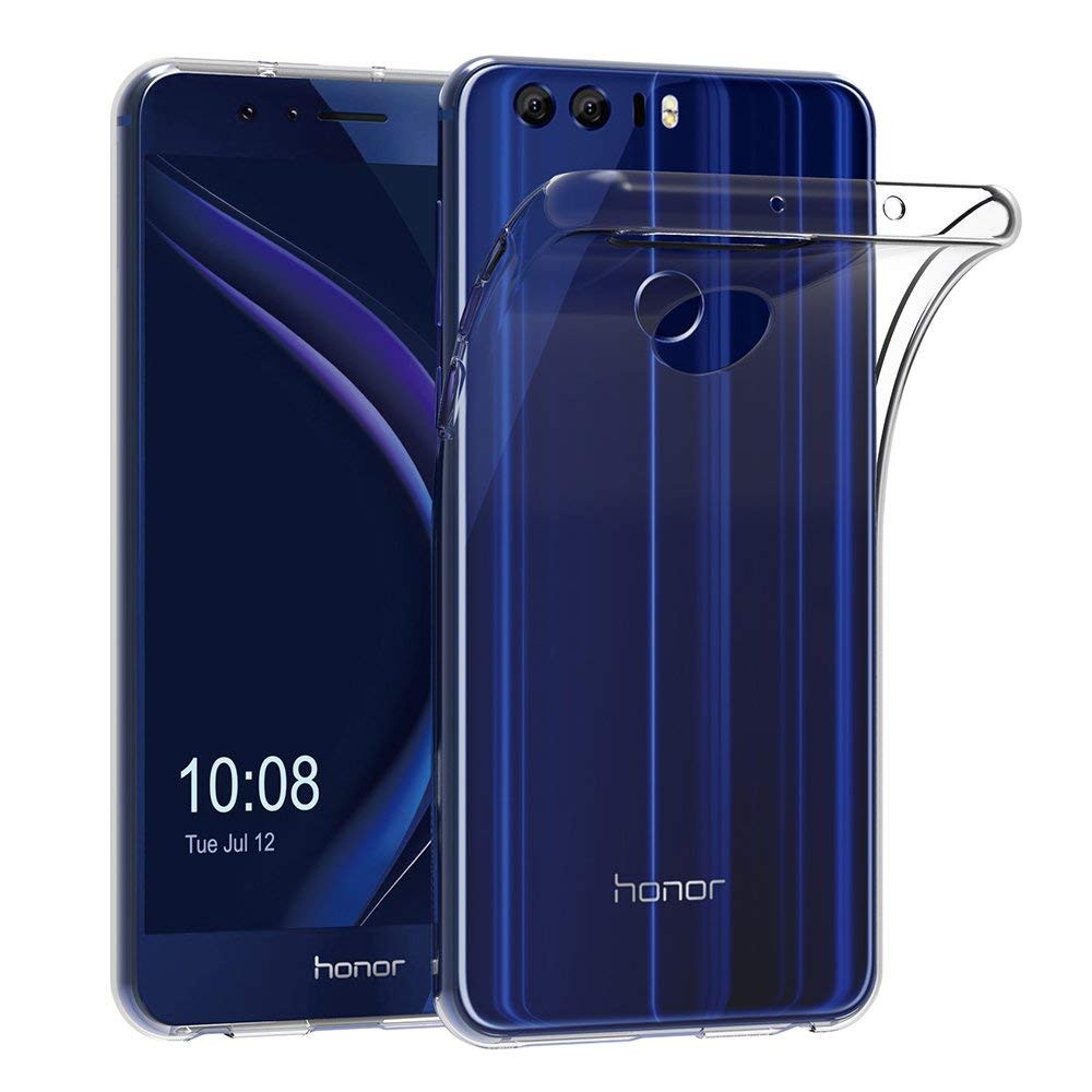 Huawei Honor 8 Case Transparent Silicon Soft TPU Back Cover Honor8 ...
