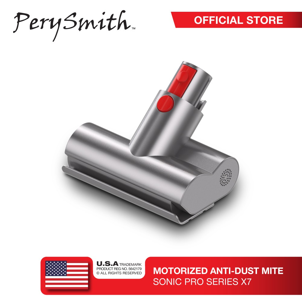 PerySmith Sonic Pro Core Series X7 Motorized Dust Mites Brush | Shopee ...