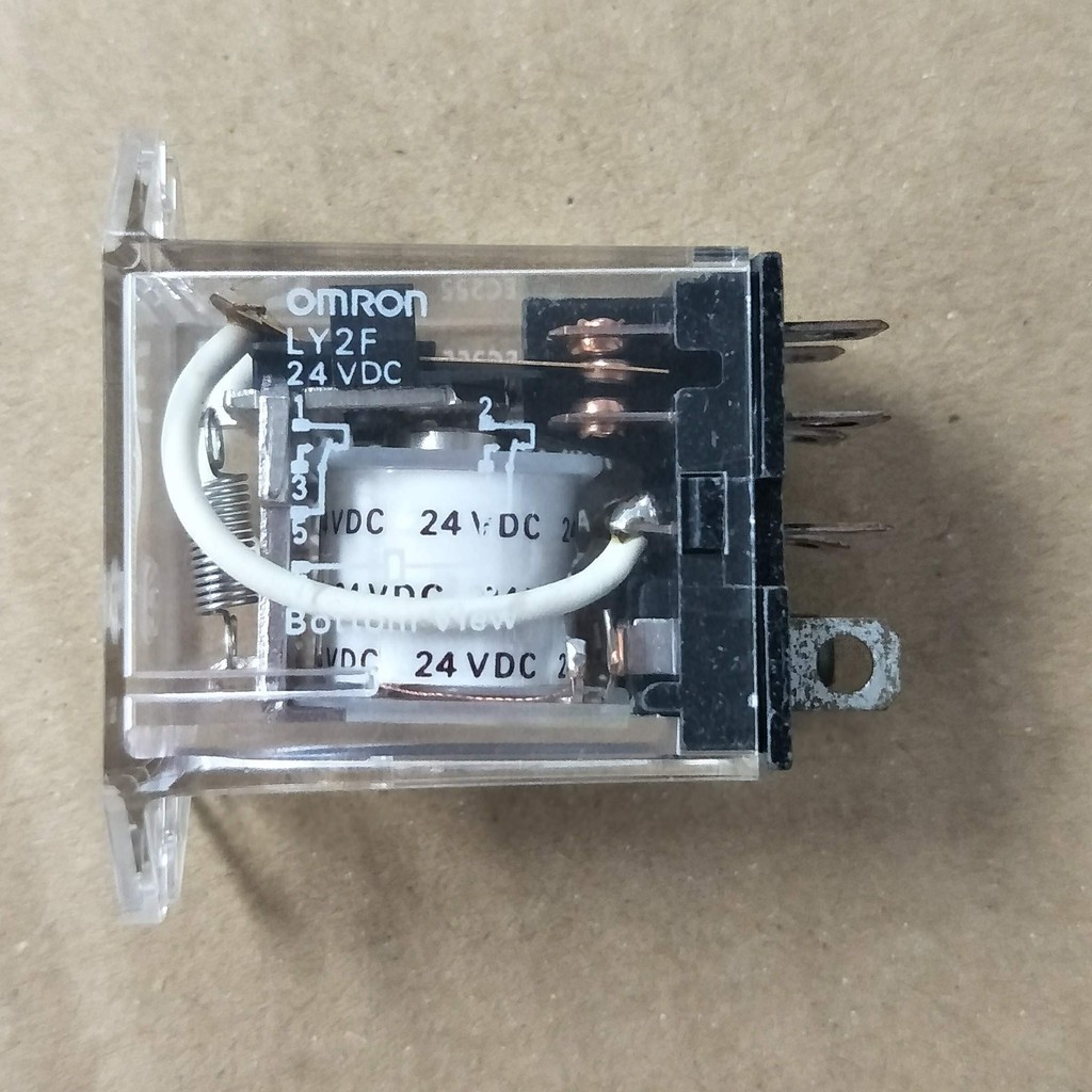 Omron Bi-power Relays, 2-pole, Single contacts, Case-surface mounting, LY2F 24VDC | Shopee Malaysia