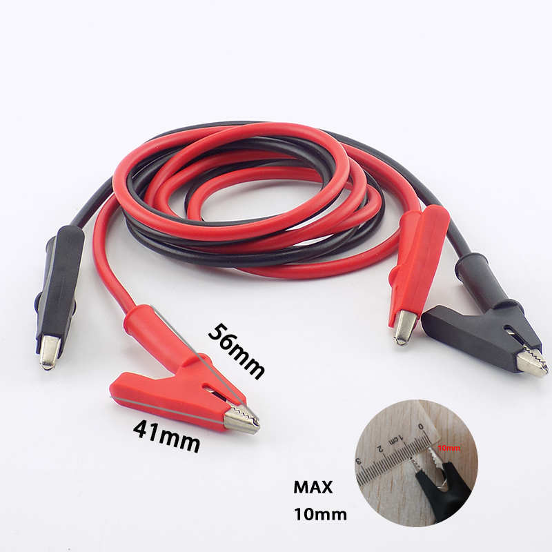 Dual Head Wire Jumper Alligator Clips Crocodile Cable Clip Leads ...