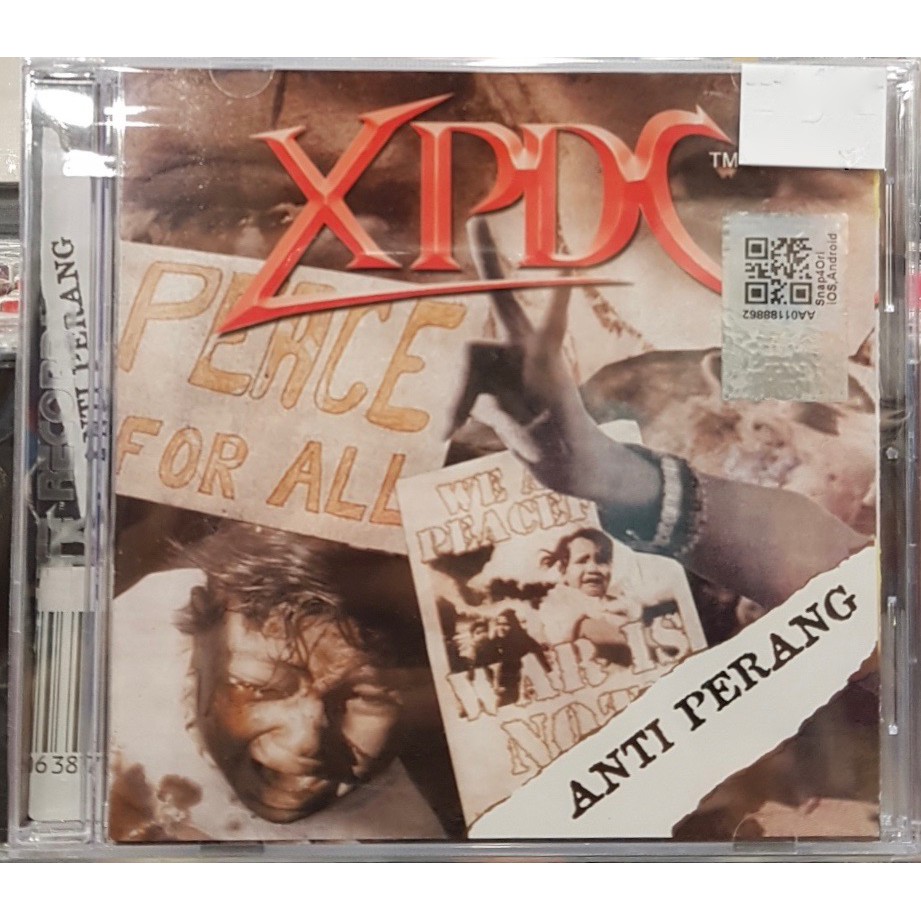 XPDC Anti Perang CD Album - Hujan Air Mata - Anti Perang - Semangat ...