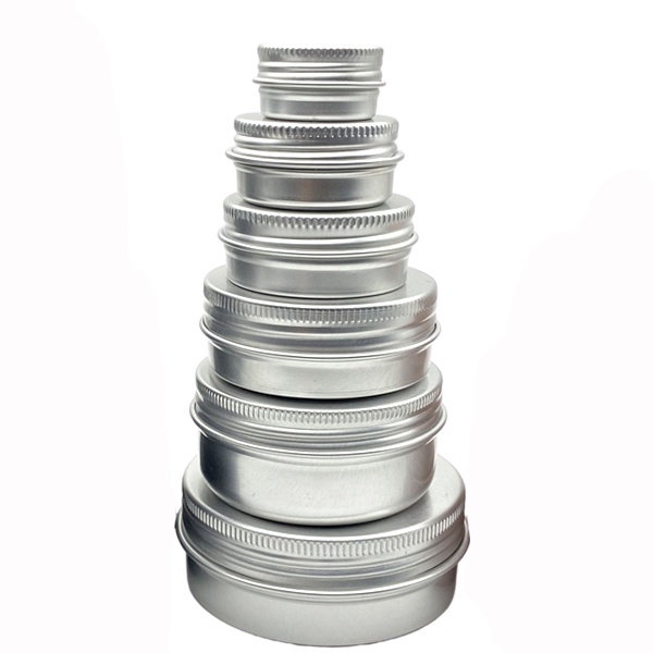 1Pcs Round Colorful Aluminum Jar Tin Can Metal Tin Can Screw Jars Cosmetic Container 5g 10g 15g ...