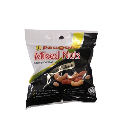 Pagoda Almond / Mixed Nuts / Pistachios / Cashew Nuts 20g | Shopee Malaysia
