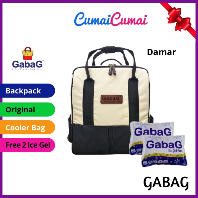 Gabag Damar Original Backpack Cooler Thermal Bag | Beg Simpan Susu ...