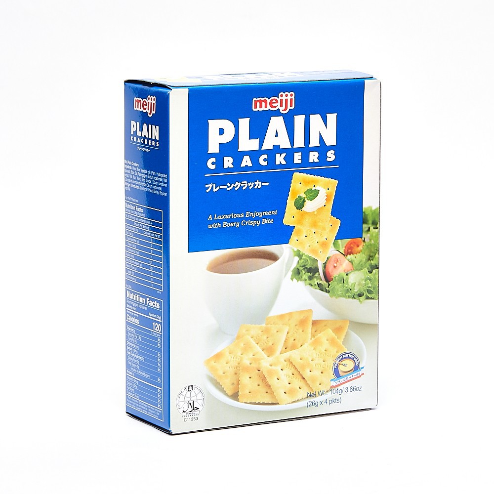 MEIJI Plain Cracker Original 104g | Shopee Malaysia