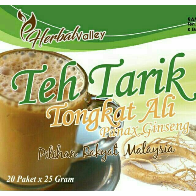 Teh Tarik Tongkat Ali HERBAL VALLEY 500g (loose pack) | Shopee Malaysia