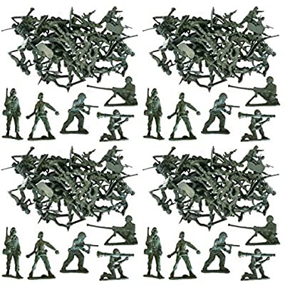 🔥READY STOCK🔥 100 pcs Military Playset Plastic Toy Soldiers Army Men ...