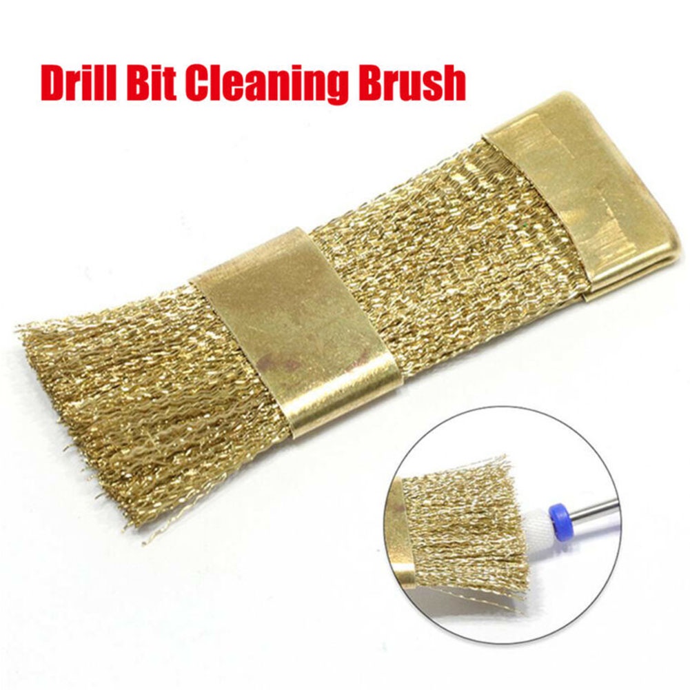Cleaning Brass Wire Brush For Dental Nail Drill Bits Cleaning Brush ...