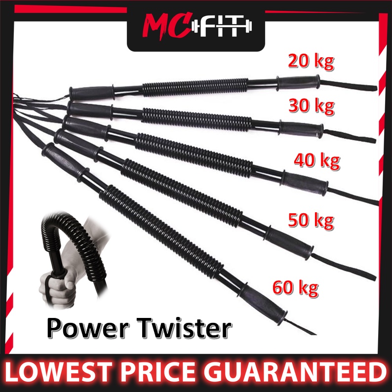 MCFIT Power Twister Spring Bar Resistance Bar Bend Bar Chest Arm ...