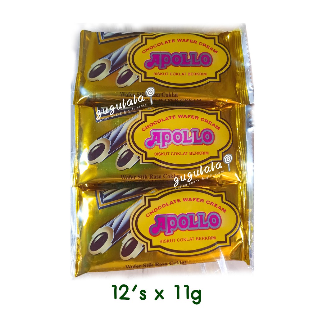 Apollo Chocolate Wafer Stick 1012 12's x 11g | Shopee Malaysia