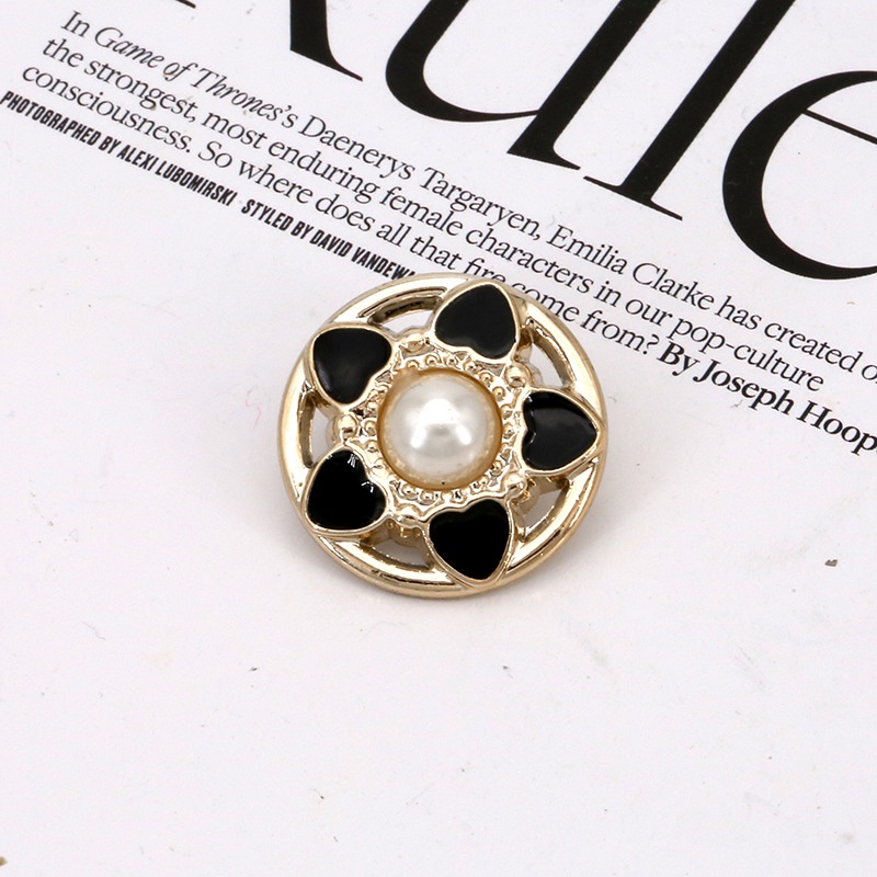 1pcs Butang plastik bulat tangan, butang penyaduran butang mantel kot ...