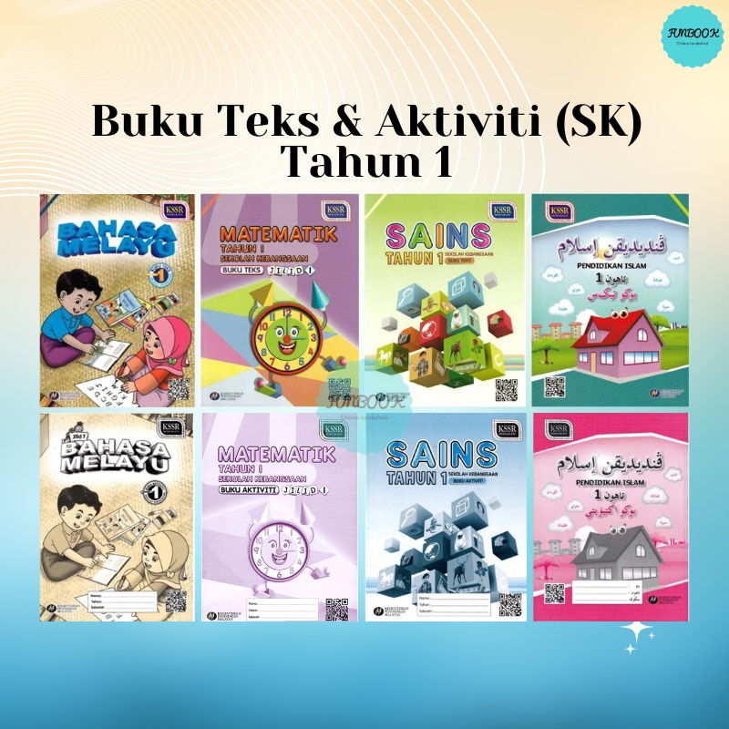 [FUNBOOK] Buku Teks & Aktiviti Tahun 1 (SK) KSSR Textbook & Activity Year 1 | Shopee Malaysia