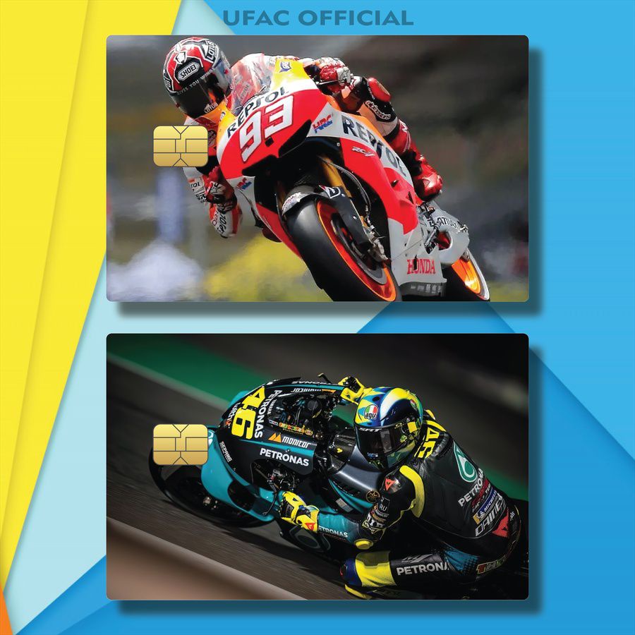 21-24 SKIN ATM CARD IMAGE MOTOGP VALENTINO ROSSI WM8US/82NQF ...