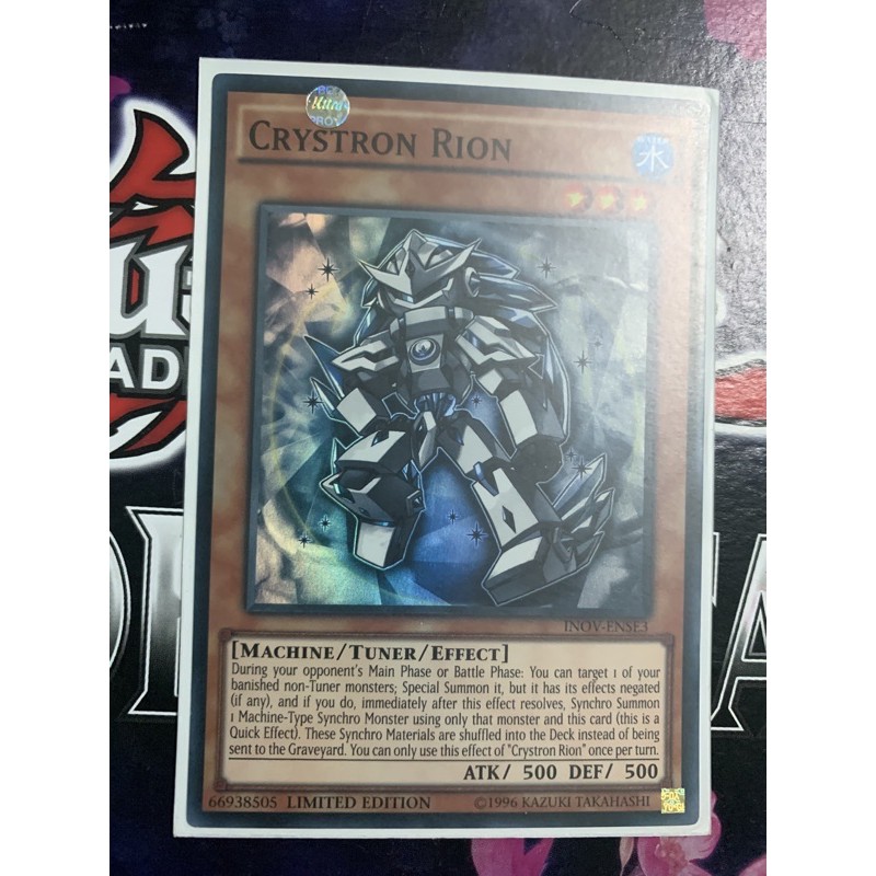 Yugioh post:crystron rion | Shopee Malaysia