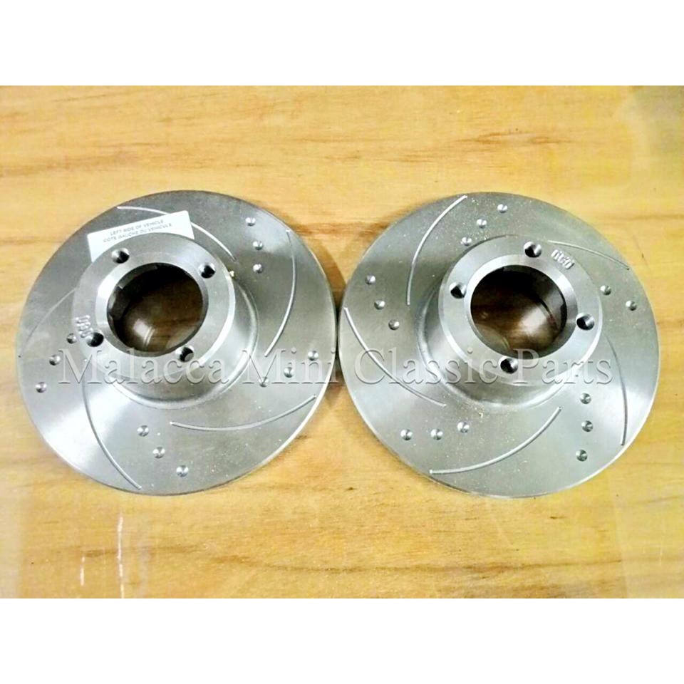 Classic Mini Cooper Mini Rover Mini Austin Brake Disc X Drilled ...