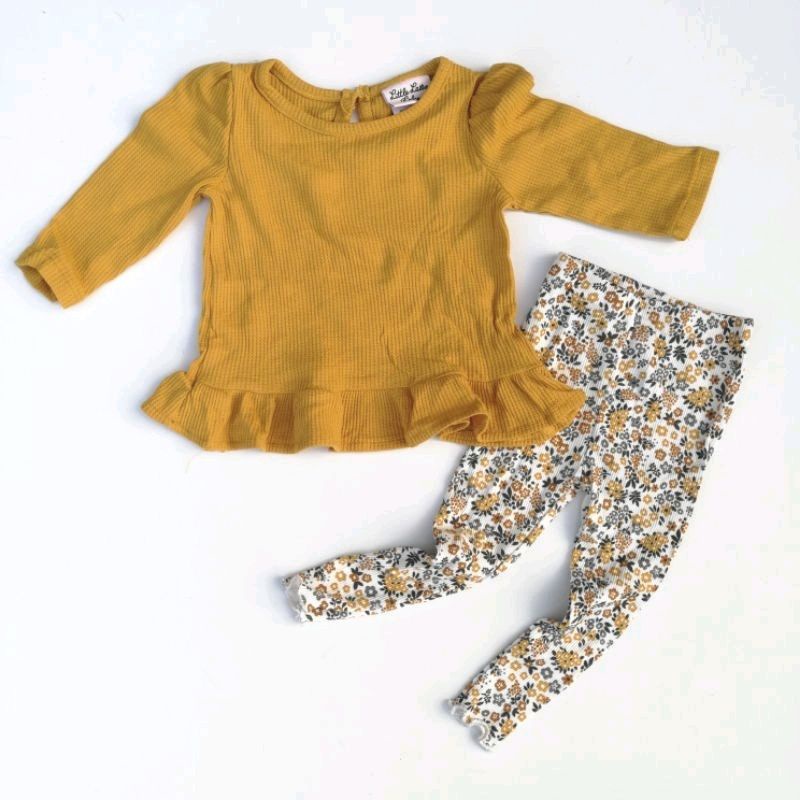 little lass baby girl 2pc(3-24m) | Shopee Malaysia
