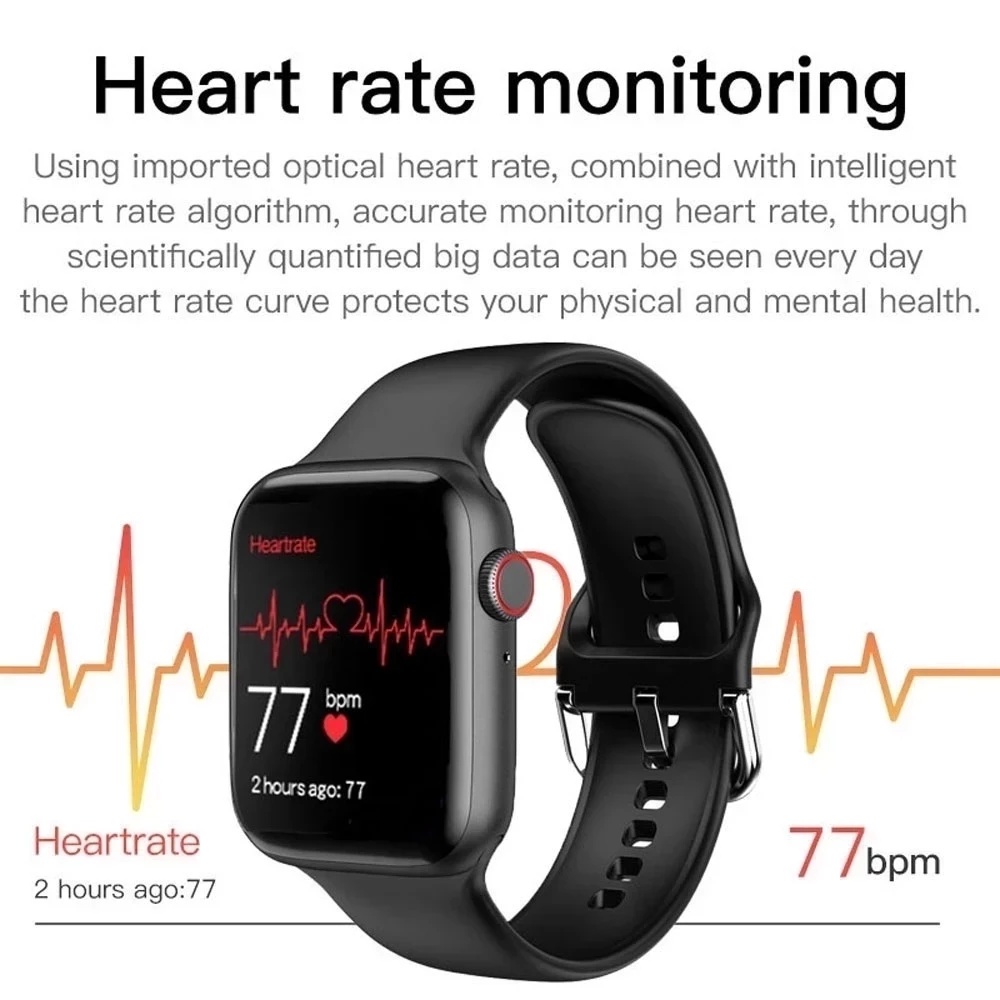 Smartwatch Bluetooth Heart Monitor Smart Watch Heart Rate | Shopee Malaysia