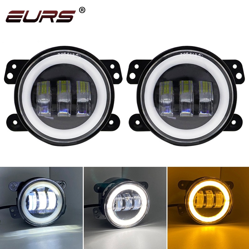 Car 4 inch LED Modified car lights Assembly suitable for Jeep Wrangler ...