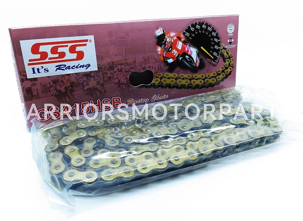 YAMAHA Y16ZR/Y15ZR V1-V2/FZ150 [SSS] GS415 HALF GOLD SPROCKET CHAIN ...