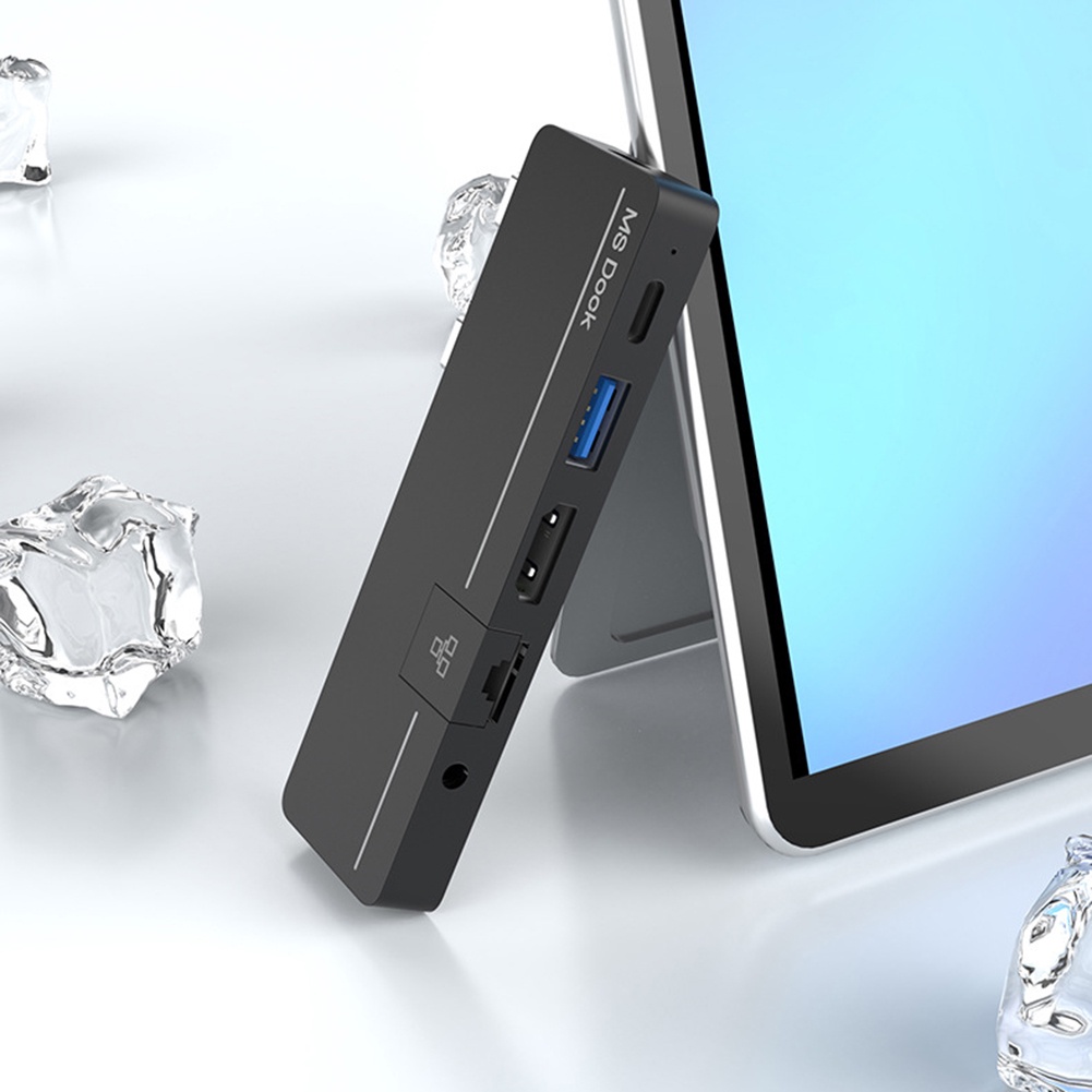 7 in 1 USB C Hub Surface Pro 8 9 10 11 2022 Dock for Microsoft Surface ...