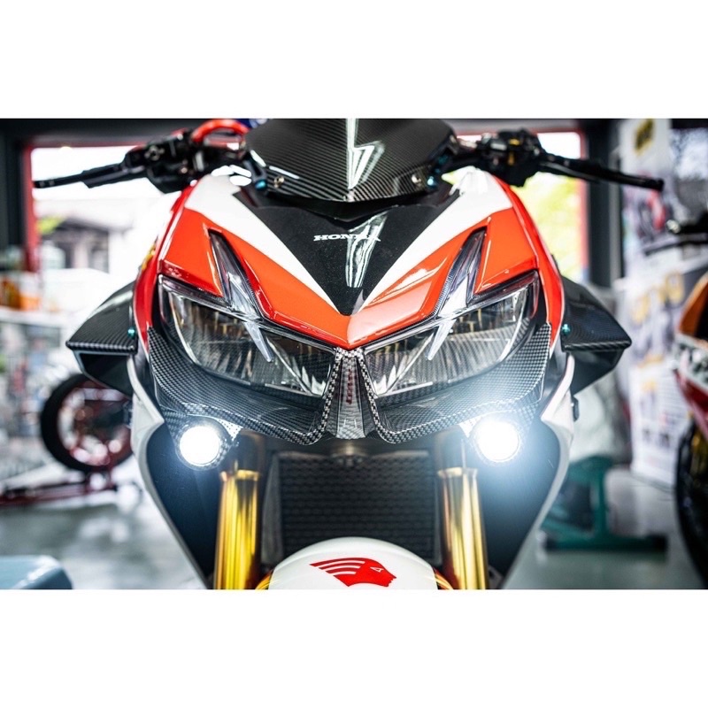HONDA RS-X & WINNER-X WINGLET CARBON WITH SPOTLIGHT | Shopee Malaysia