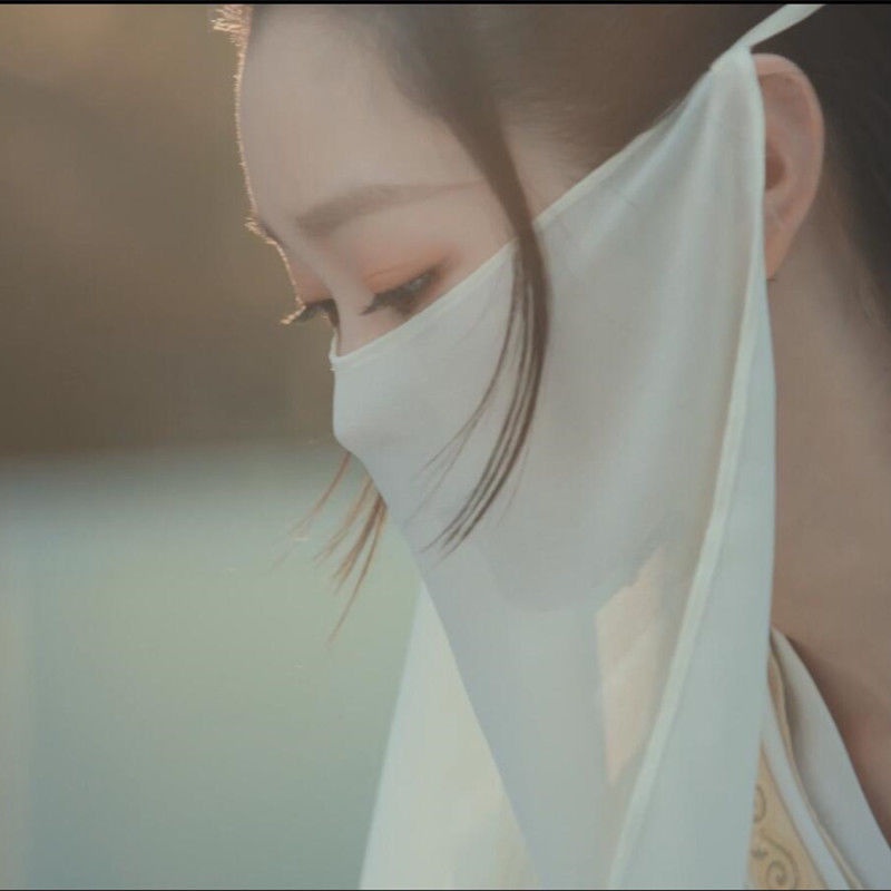 veil古风雪纺面纱汉服遮面蒙面防晒仙女古装纱巾刺绣面帘美女蒙面纱巾 7CB6 | Shopee Malaysia