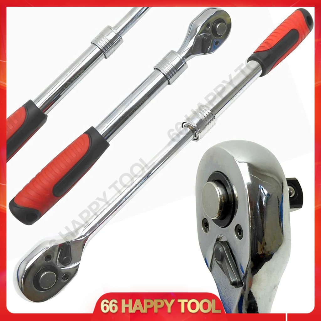 66 Happy Tool Ready Stock 1/2" Drive 72 Tooth Extending Ratchet Wrench ...