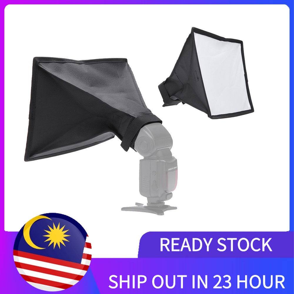 🔥READY STOCK🔥 Vroom DF-04 Universal Square Softbox Flash Diffuser For ...