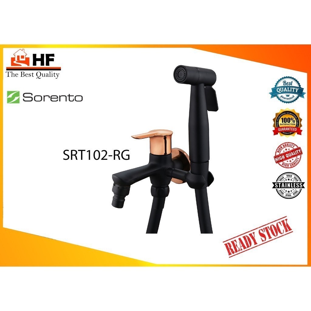 Bidet spray set rose gold color bathroom hand spray tap bathroom Water ...