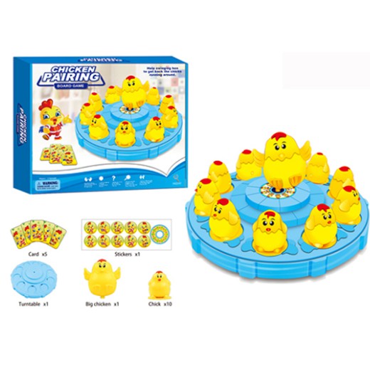 Permainan Ayam Berayun Berpasangan Chicken pairing Board Game | Shopee ...