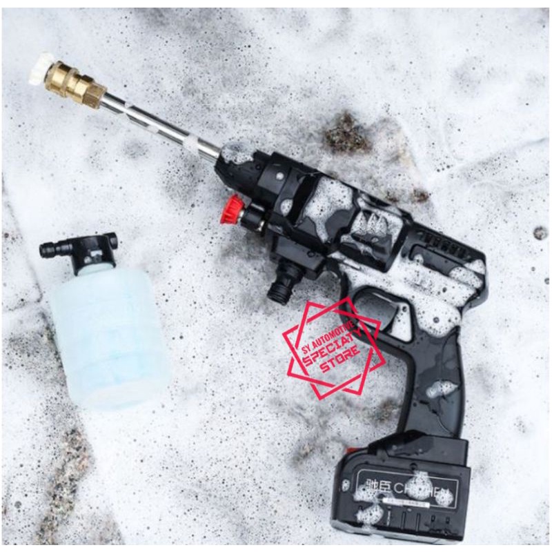 288VF Cordless Water Jet High Pressure Car Wash Gun Mesin Cuci Kereta Electric Car Washer Wash ...
