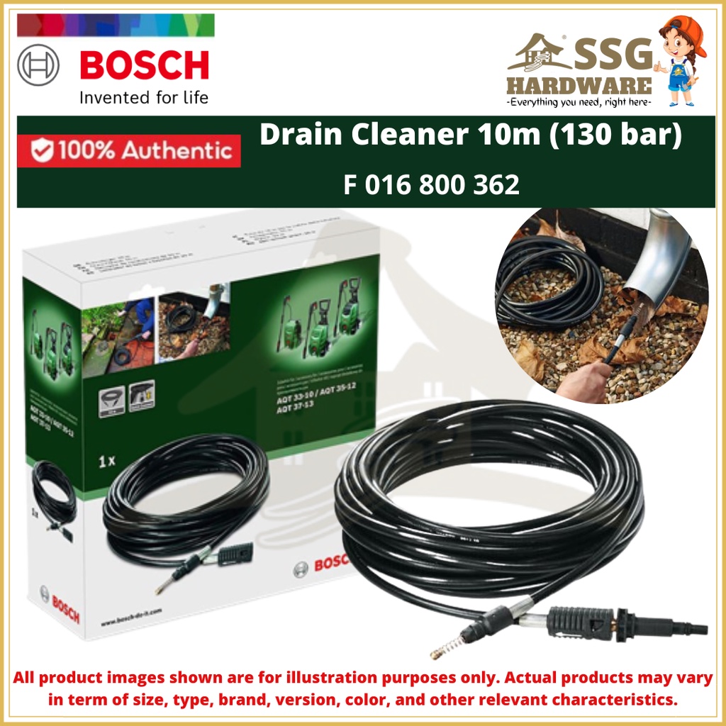 Bosch F016800362 10M Drain Cleaner Pipe For Easy Aquatak & Universal ...
