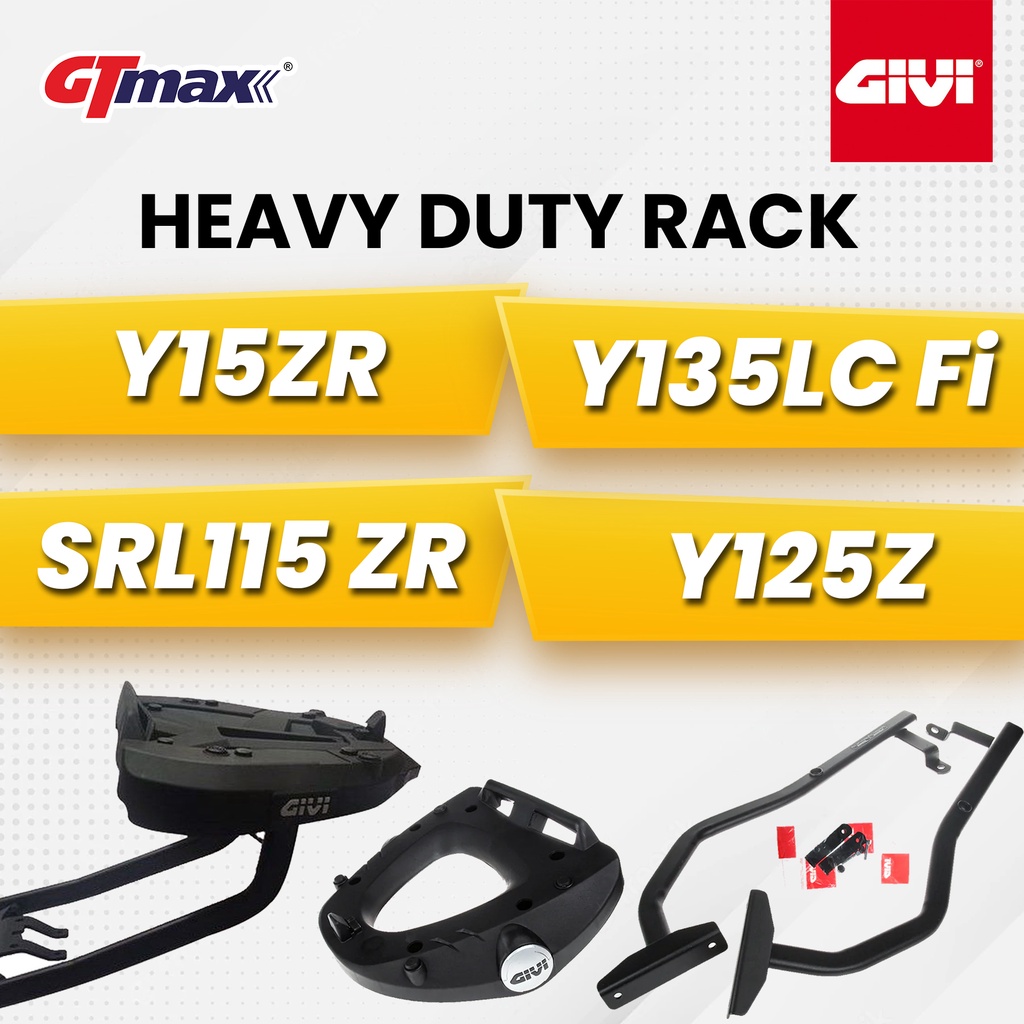 (HEAVY DUTY GIVI RACK HRV !!! MURAH!!!) GIVI HEAVY DUTY RACK MONORACK J Y15ZR / SRL115Z / WAVE ...