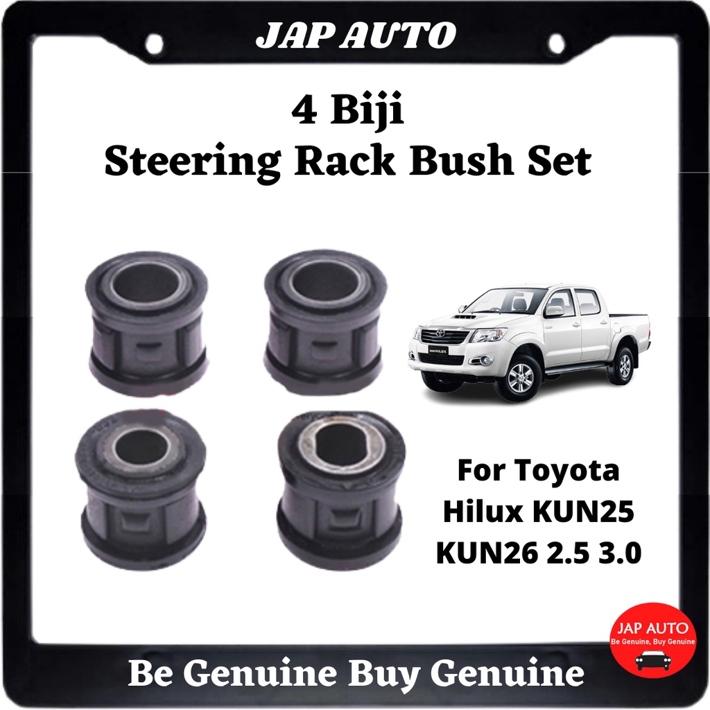 Steering Rack Bush Set OEM 4 Biji - Toyota Hilux KUN25 KUN26 2.5 3.0 ...