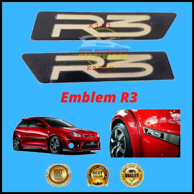 PROTON SATRIA NEO R3 EMBLEM LOGO( ORIGINAL ) | Shopee Malaysia