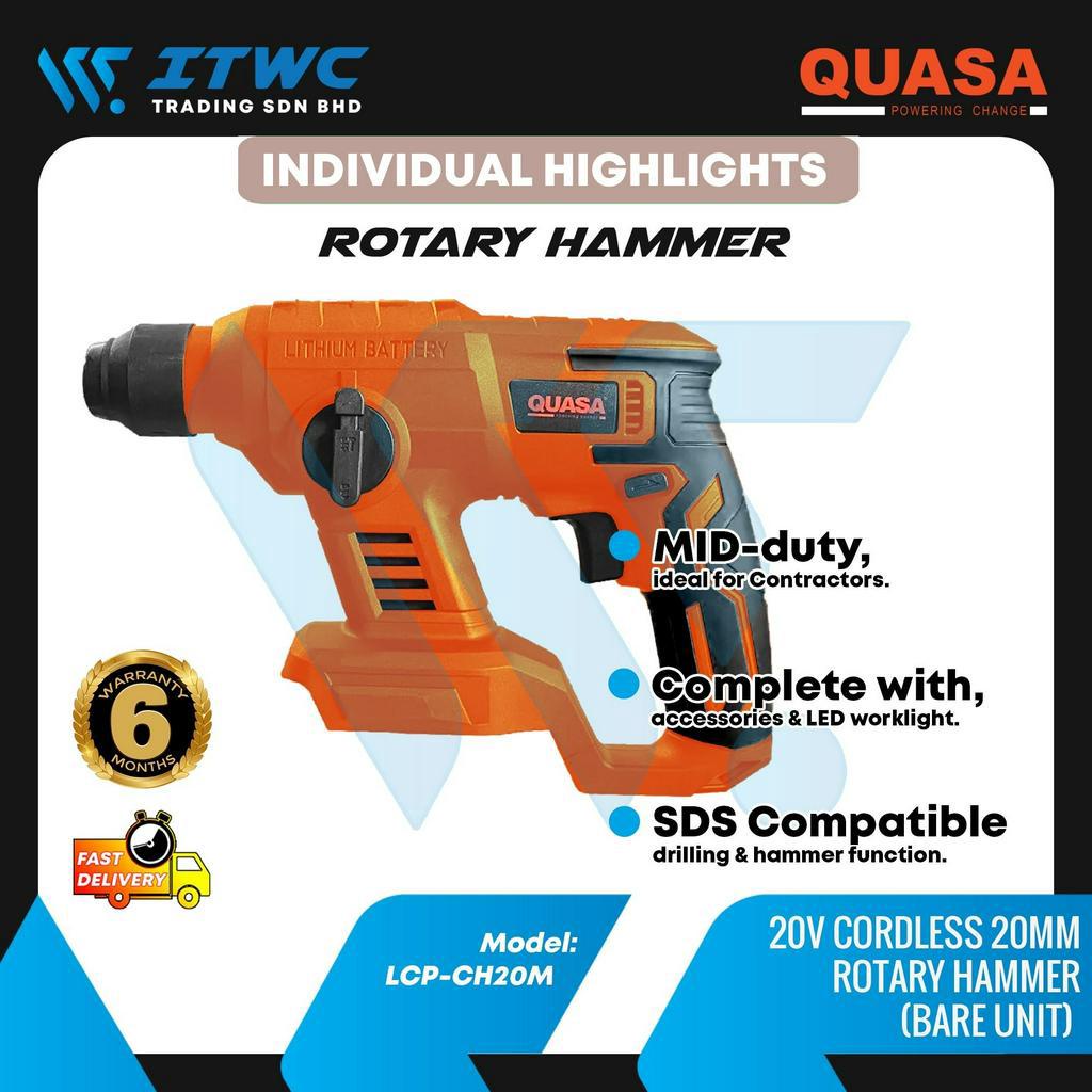 QUASA 20V CORDLESS 20MM ROTARY HAMMER: LCP-CH20M (ITWC) | Shopee Malaysia