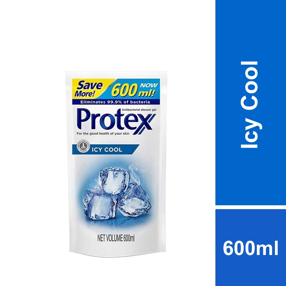 Protex Antibacterial Shower Gel Icy Cool Refill (600ml) | Shopee Malaysia