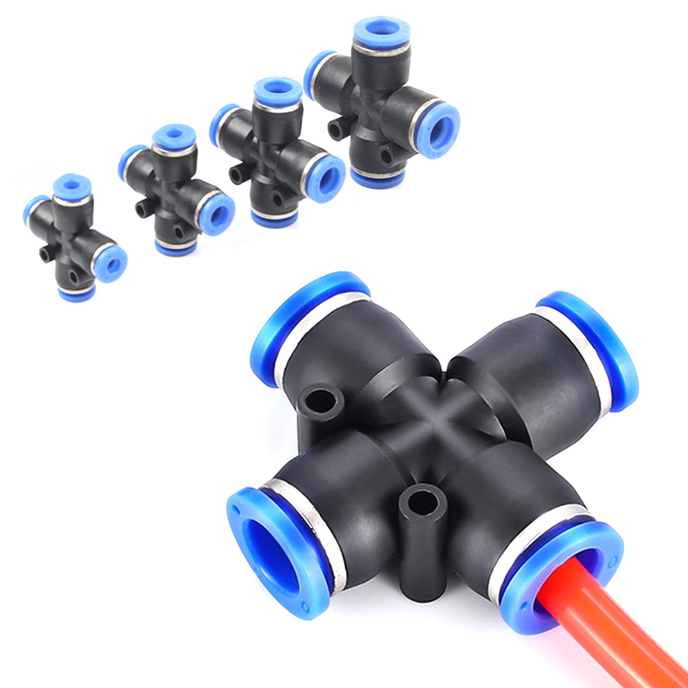 Pneumatic Joint PZA Connector 4-12mm Outer Diameter Hose Plastic Push ...