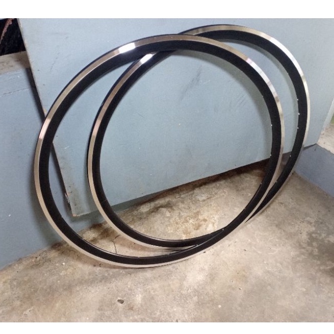 700c gelung 30mm wheel rim alluminium light alloy ringan | Shopee Malaysia