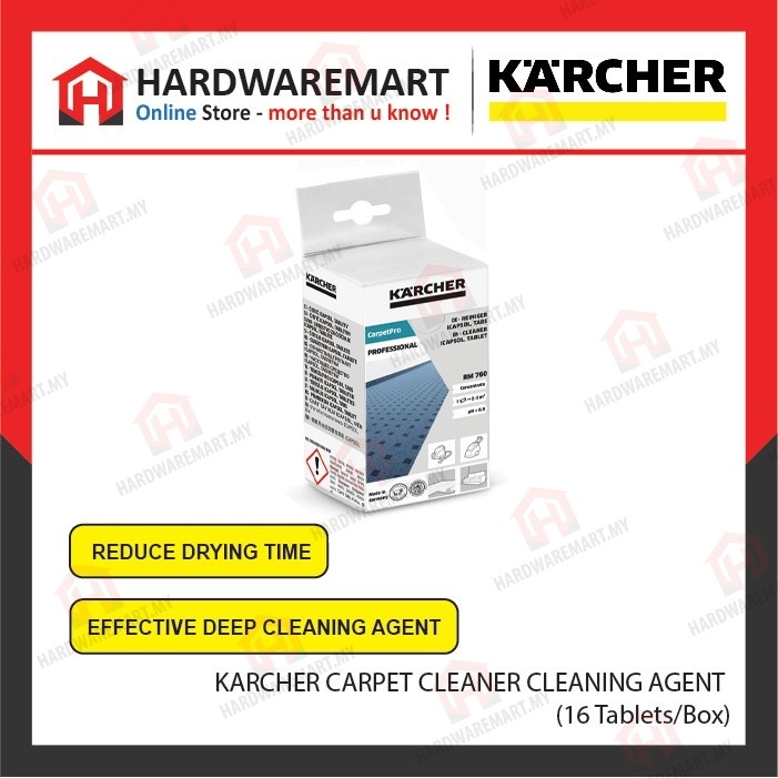 Karcher Carpet Cleaner Cleaning Agent (16 Tablets/Box) | Shopee Malaysia